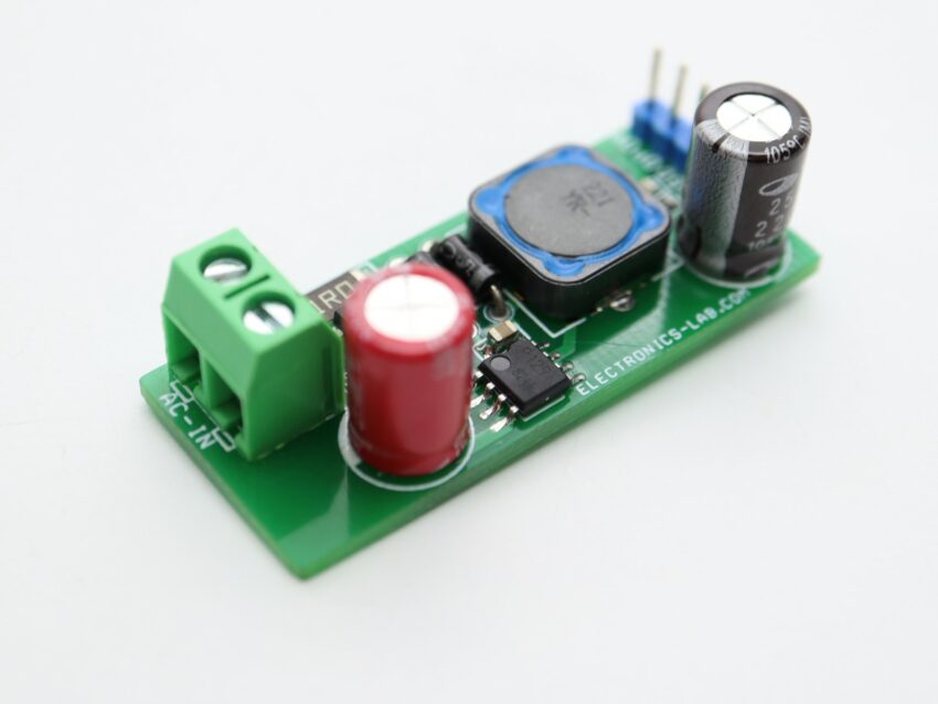 230V AC Input – 12V Output DC Converter, Non-Isolated Buck Converter ...