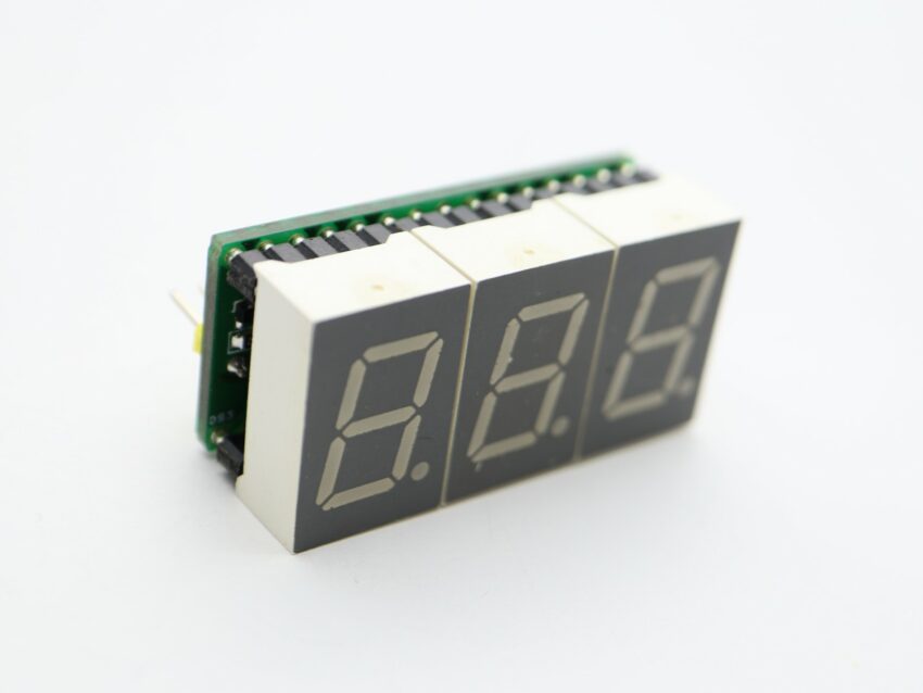 3 Digit Common Cathode 0.5″ – 7 Segment Display Module (Multiplexed ... 3 Digit Common Cathode 0.5″ – 7 Segment Display Module (Multiplexed ...