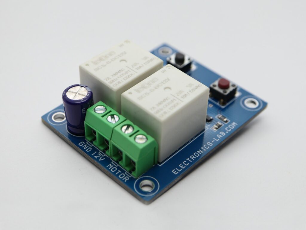 Low-Cost DC Motor Direction Controller with Fast Brake using 2 Relays ...