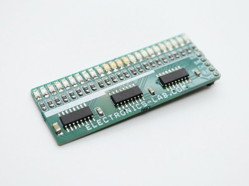 24 LEDs Bargraph Display using 74HC595 Shift Register - Electronics-Lab