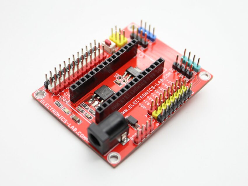 Expansion Shield – Breakout Board for Arduino Nano - Electronics-Lab.com