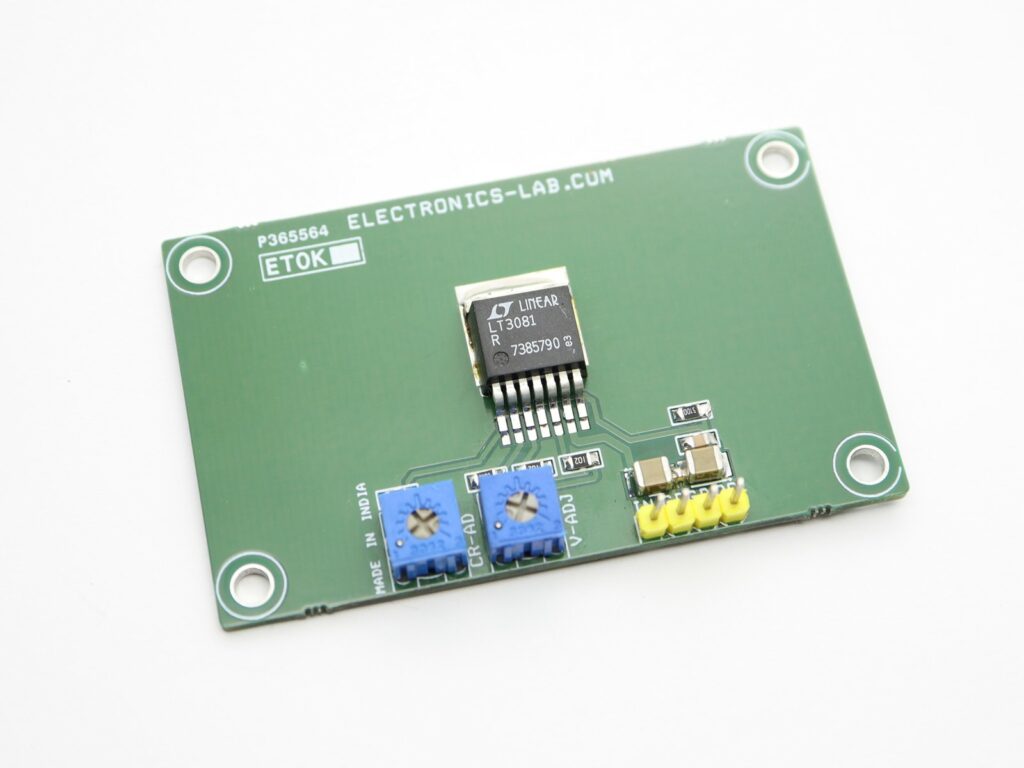 0-6V @ 1.5A Adjustable Power Supply With Current Limit using LT3081 ...