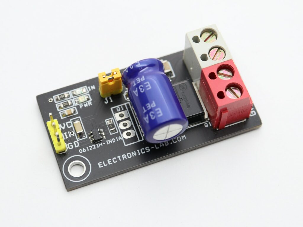High Current MOSFET Based Power Switch with Gate Driver - Electronics-Lab