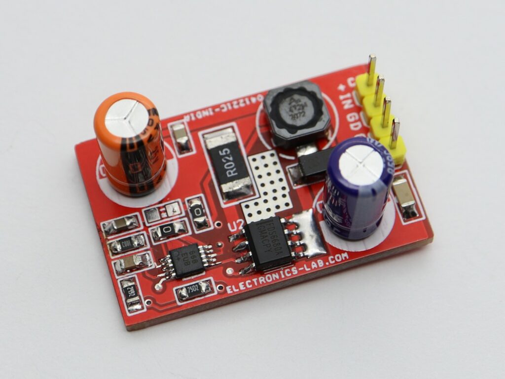 3v To 5v Dc Output Step Up Dc Dc Converter Using Max668 Electronics Lab
