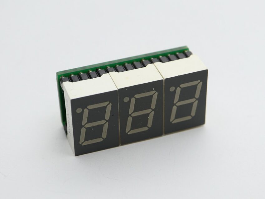 3 Digit Common Cathode 0.5″ – 7 Segment Display Module (Multiplexed ... 3 Digit Common Cathode 0.5″ – 7 Segment Display Module (Multiplexed ...