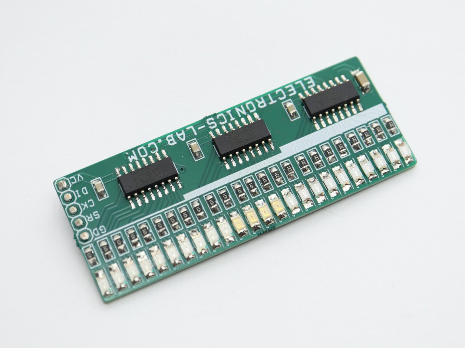 24 LEDs Bargraph Display using 74HC595 Shift Register - Electronics-Lab.com