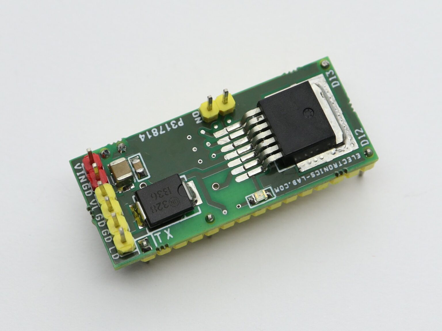 2.7A PWM Valve/Solenoid Driver Arduino Nano Shield - Electronics-Lab.com