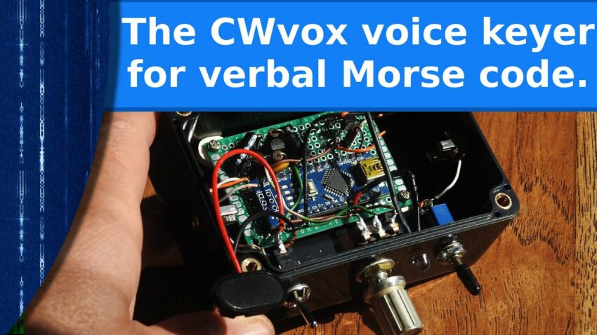 Translating Dah” And Dit” Speech Into Morse Code With An Cwvox Using Arduino Electronics