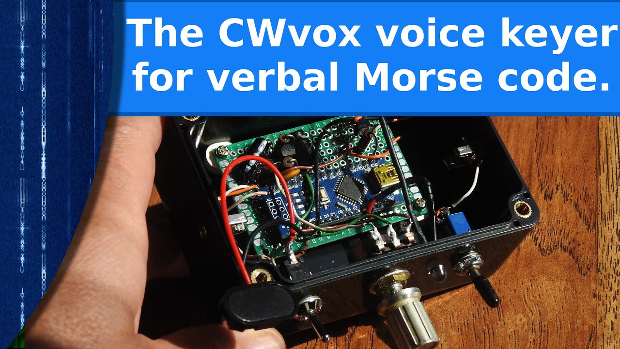 Translating “dah” And “dit” Speech Into Morse Code With An Cwvox Using Arduino Electronics