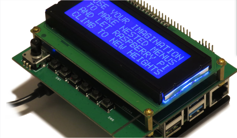 6-in-1 LCD Adapter HAT - Electronics-Lab.com