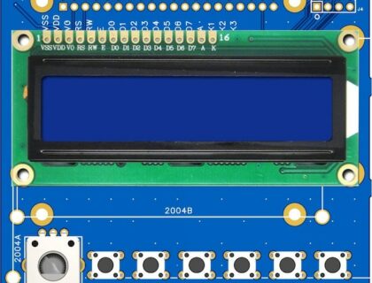 LCD Adapter with 1602 Display - Electronics-Lab.com