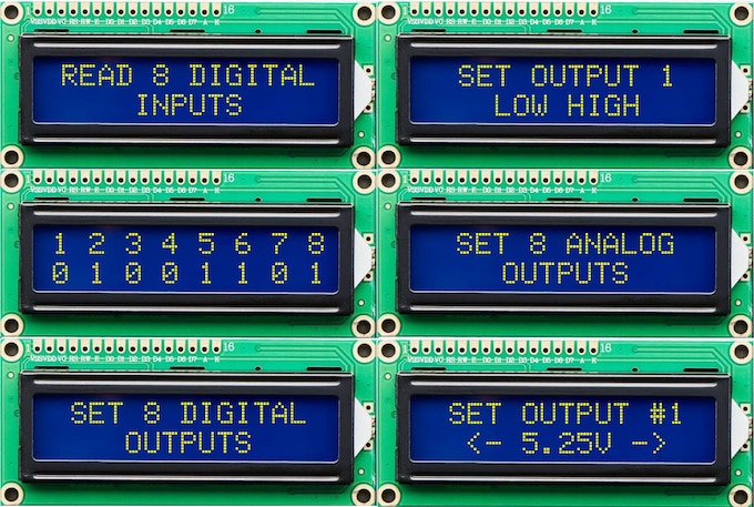 LCD16002 Menu Examples - Electronics-Lab