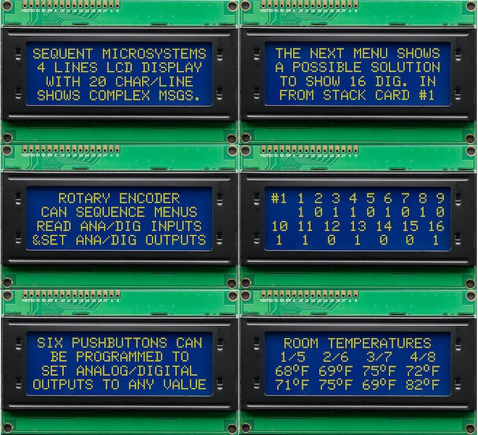 LCD2004 Menu Examples - Electronics-Lab.com