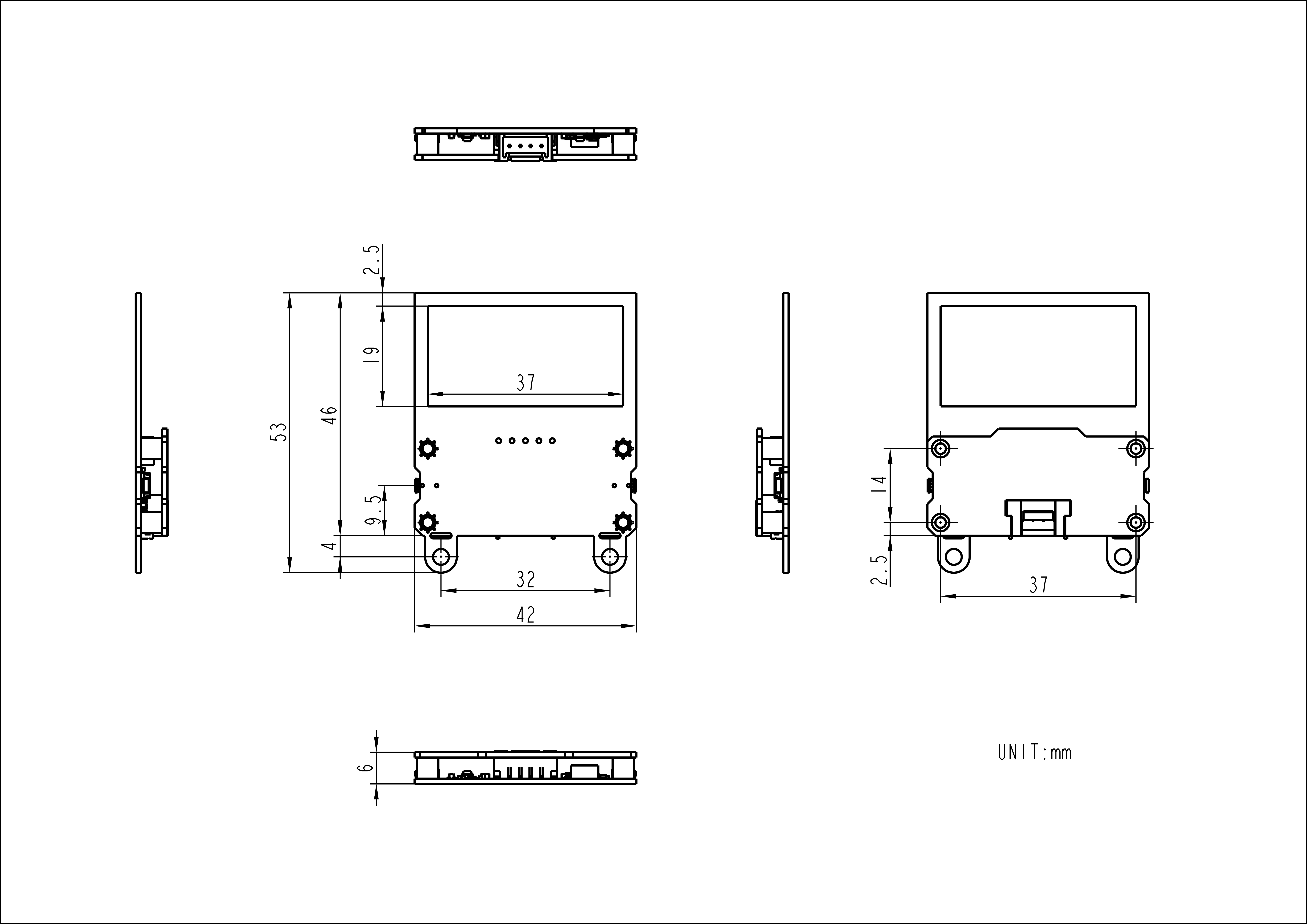 M5 STACK dimension - Electronics-Lab.com