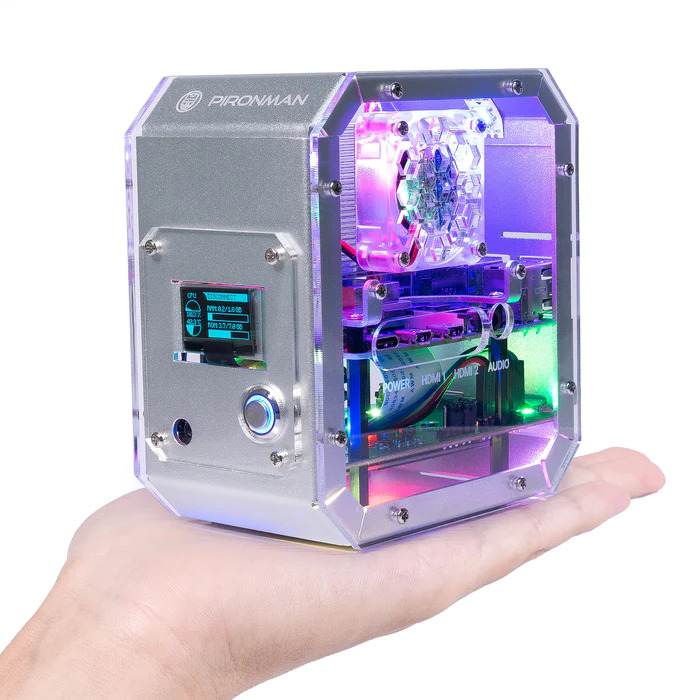 Pironman Raspberry pi mini case - Electronics-Lab