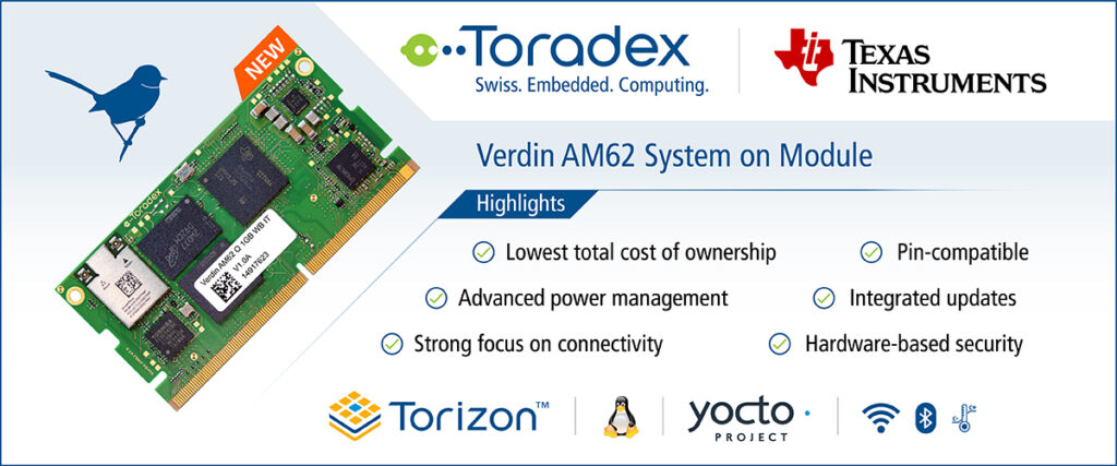 Toradex extends its successful Verdin System on Module portfolio with a ...