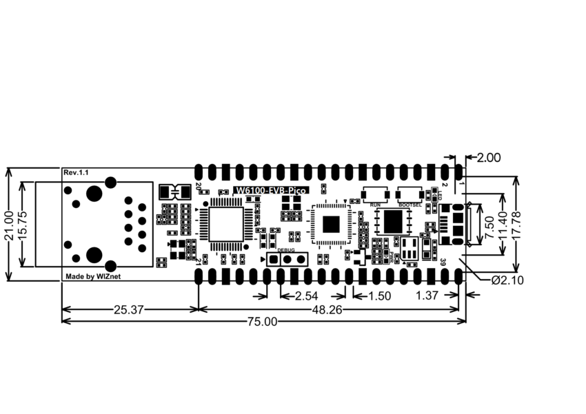 A Sneak Peak into WIZnet board - W6100-EVB-PICO. - Electronics-Lab