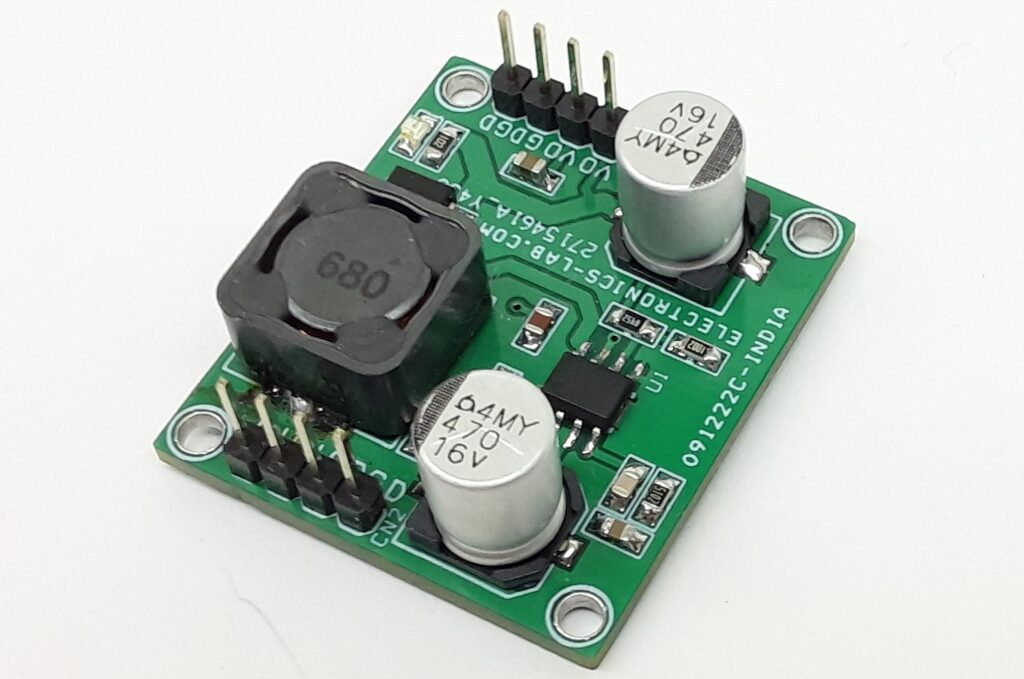 Step Up DC-DC Converter 12V Output - 5V Input - Electronics-Lab