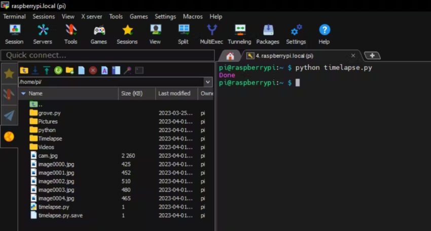 Raspberry Pi time-lapse Camera Setup - Electronics-Lab