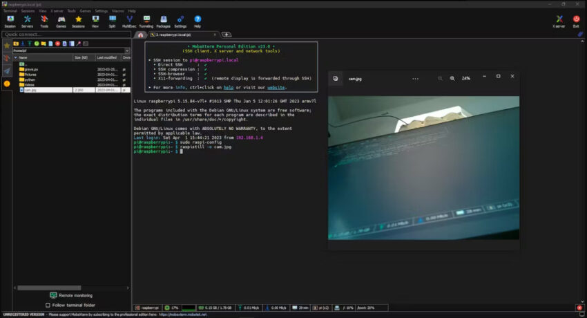 Raspberry Pi time-lapse Camera Setup - Electronics-Lab