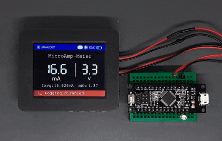 Logging Amp Meter