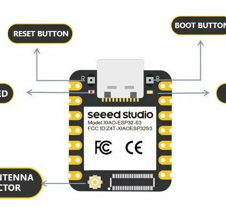 Seeed Studio XIAO ESP32S3 Hardware Overview - Electronics-Lab.com