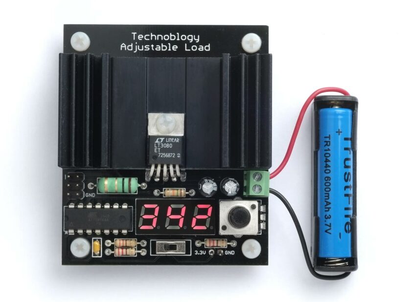 Adjustable Load powered by LT3080 Regulator - Electronics-Lab