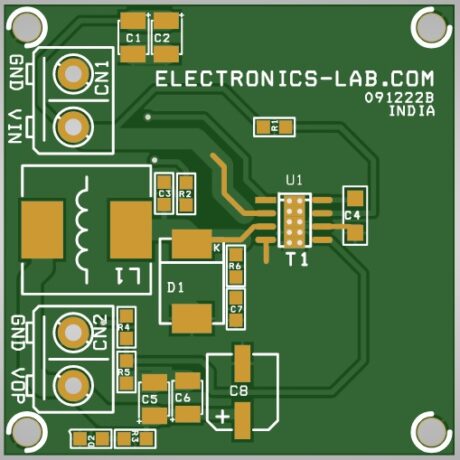 pcb grb top - Electronics-Lab.com