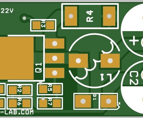 pcb grb top - Electronics-Lab.com