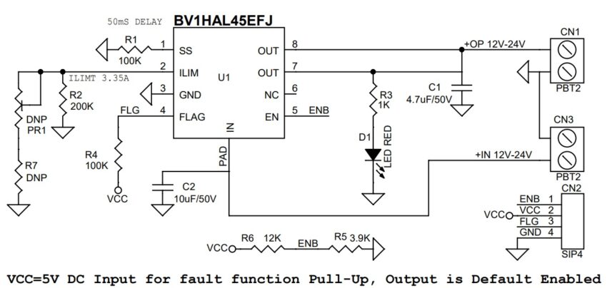 Variable Over-Current Detection Load Switch - Electronics-Lab