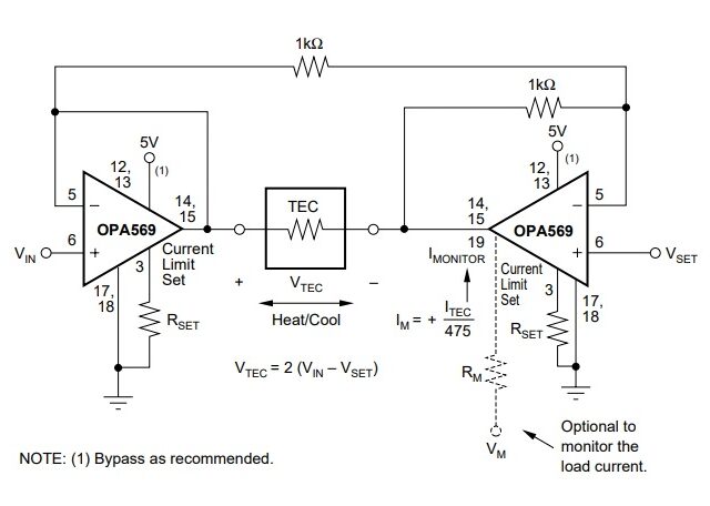 tec application from data sheet - Electronics-Lab.com