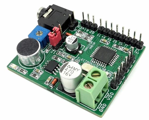 Sound to RC Servo Driver v2.0 - Arduino Compatible - Electronics-Lab.com