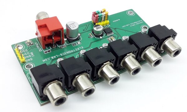 Video Driver with Built-in 6 Channel Input Selection Switch ...