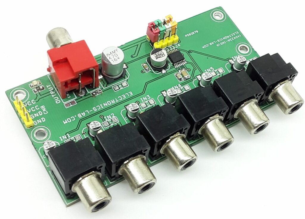 Video Driver with Built-in 6 Channel Input Selection Switch ...