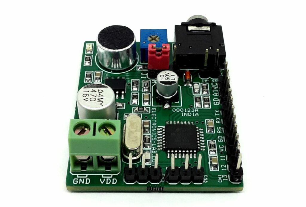 Sound to RC Servo Driver v2.0 - Arduino Compatible - Electronics-Lab.com