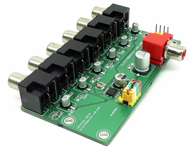 Video Driver with Built-in 6 Channel Input Selection Switch ...