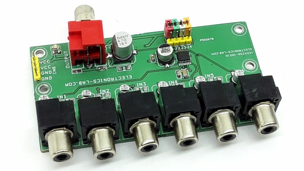 Video Driver with Built-in 6 Channel Input Selection Switch ...