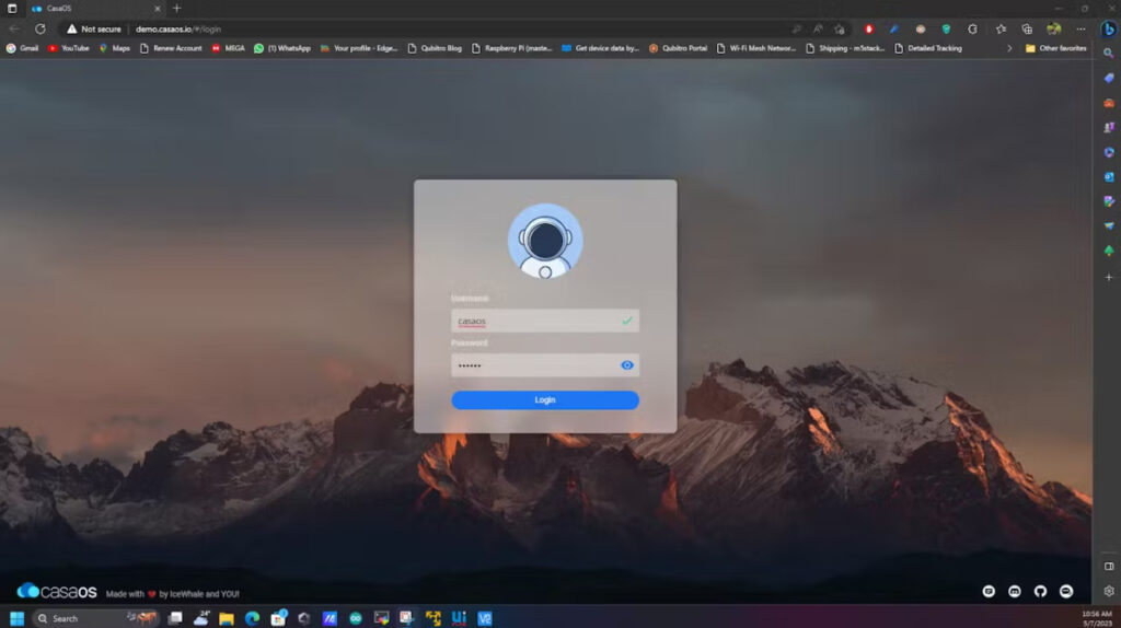 Installation of Casa OS on Raspberry Pi - Electronics-Lab