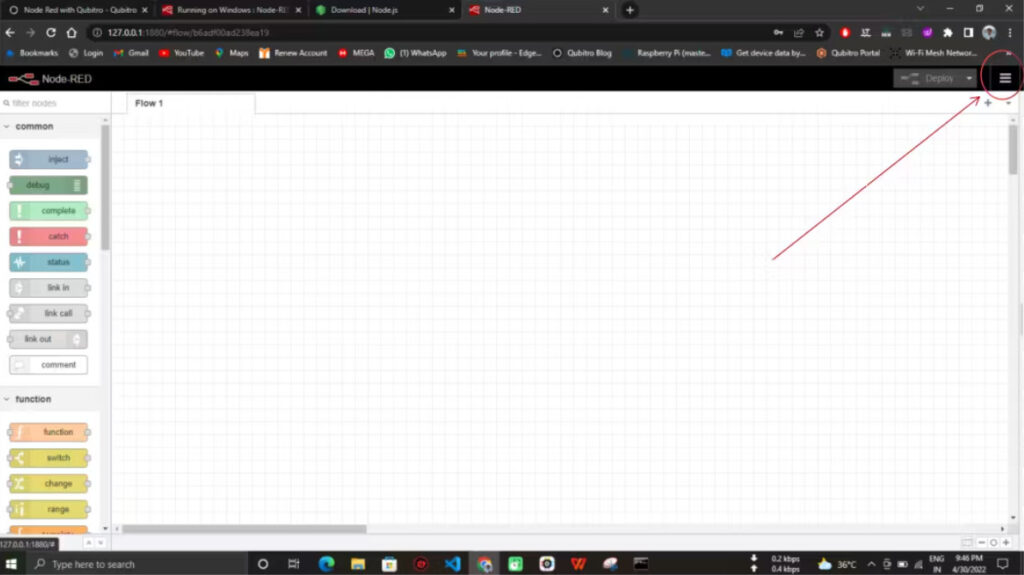Node Red with MQTT on Raspberry Pi - Electronics-Lab