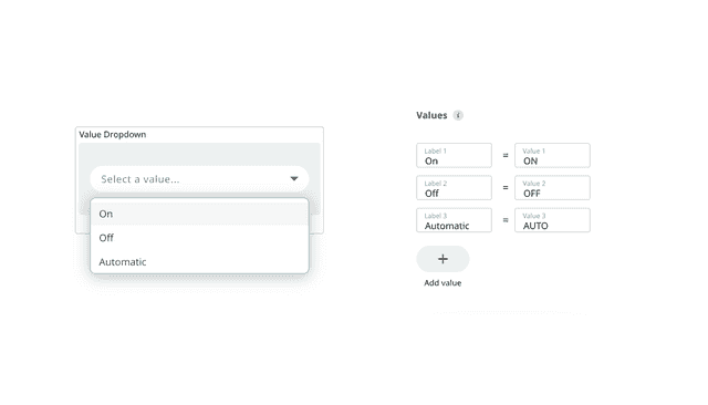 Value Dropdown Widget - Electronics-Lab.com