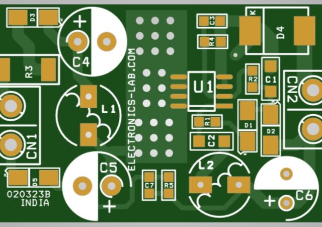 PCB GERB TOP - Electronics-Lab.com