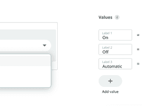 Value Drop Down Widget - Electronics-Lab.com
