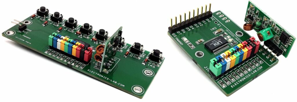 8 Channel RF Remote Receiver with Holtek and Serial Protocol ...