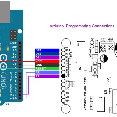 arduino programing connections - Electronics-Lab.com