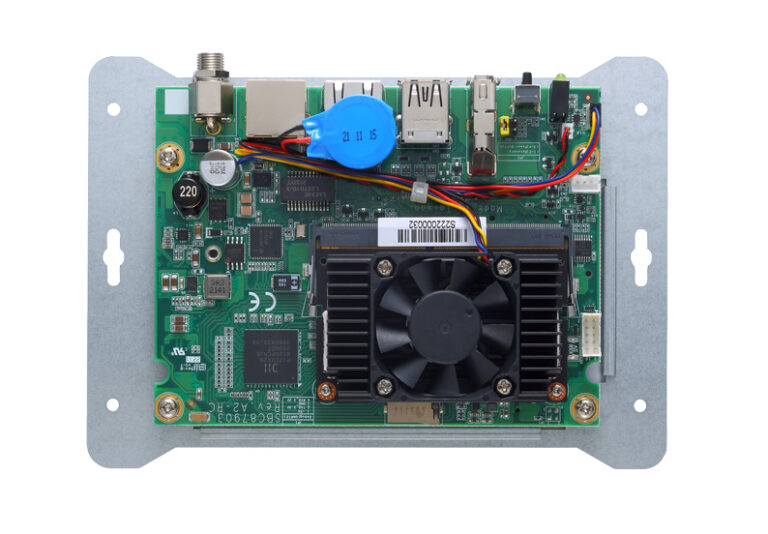 Axiomtek AIE110-XNX Edge AI Developer Kit Front View - Electronics-Lab.com