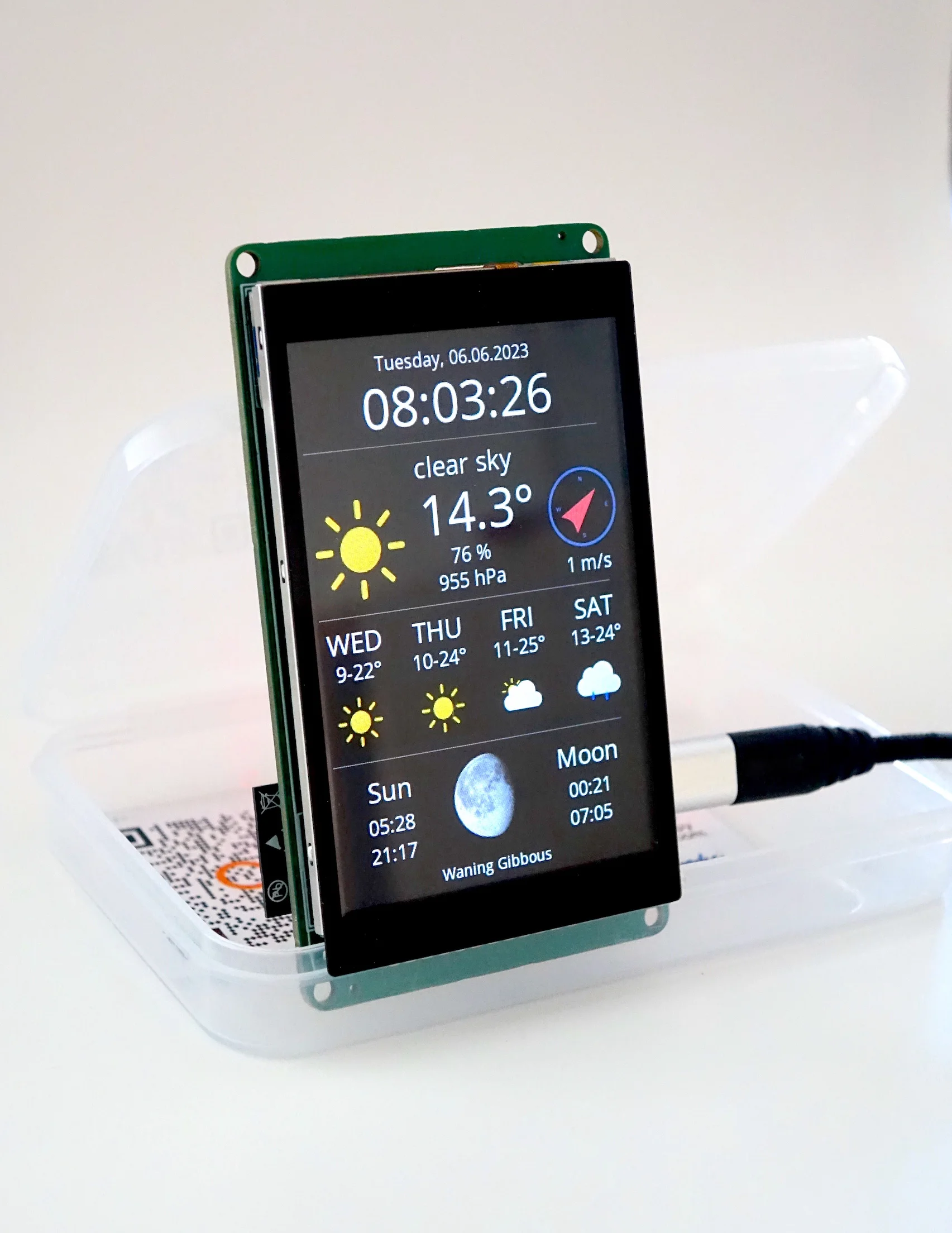 ESP32 WiFi Colour Display Kit Grande - Electronics-Lab.com