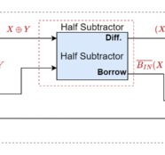 Full Subtractor components HA - Electronics-Lab.com