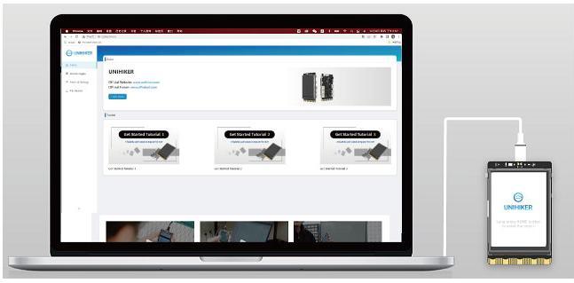 Unihiker web browser - Electronics-Lab.com