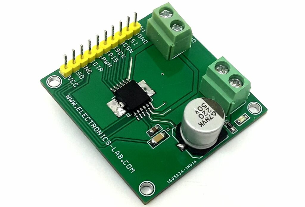 6A H-Bridge with PWM-DIR input and SPI Interface - Electronics-Lab