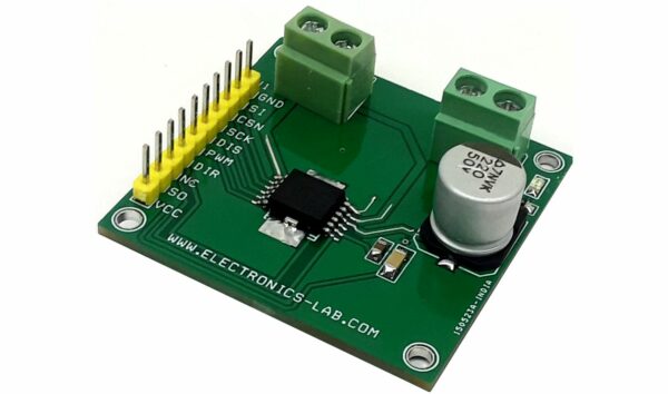 6A H-Bridge with PWM-DIR input and SPI Interface - Electronics-Lab